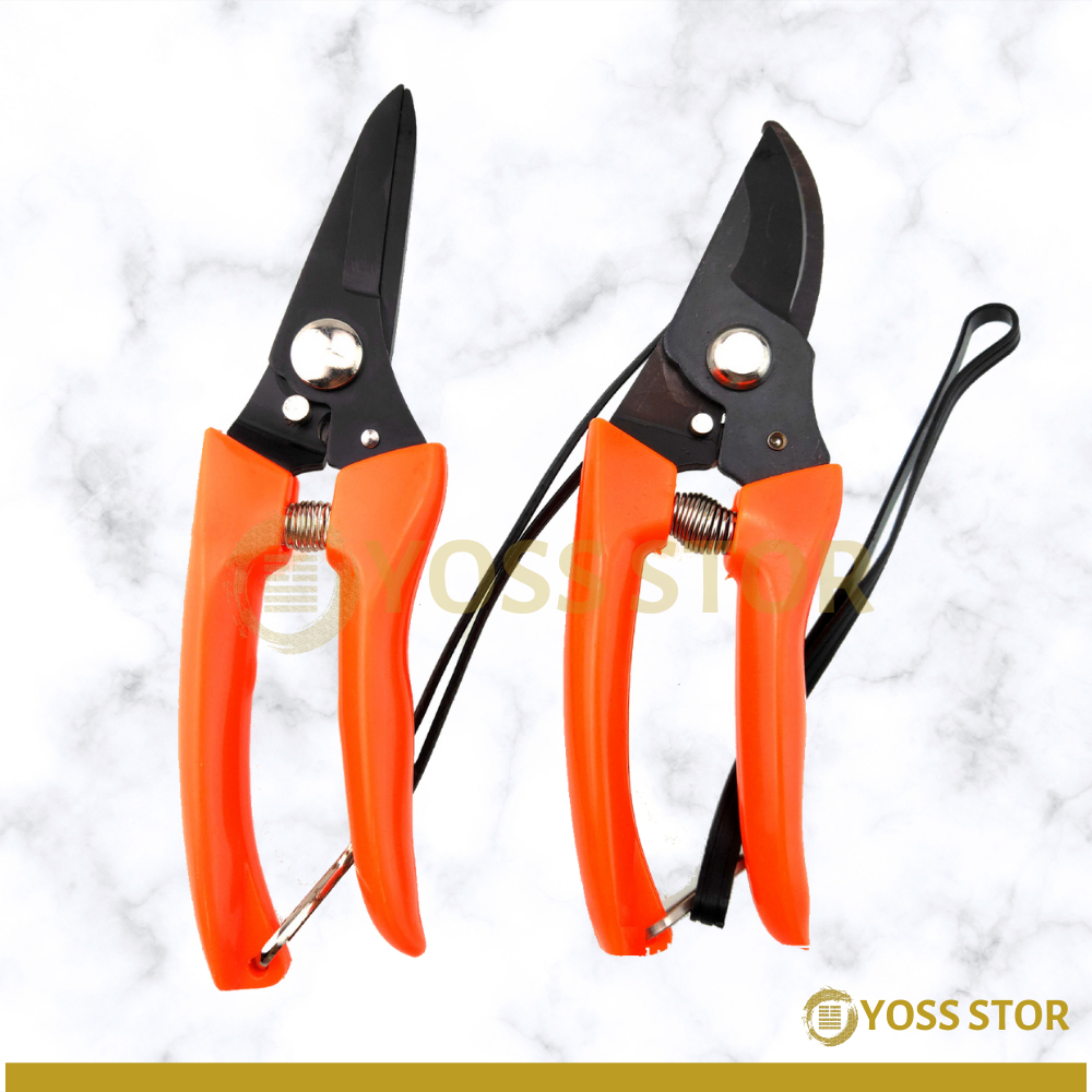 【100% Original】Tiger 7" Pruning Shear Garden Shear Flower Cutter Branch ...