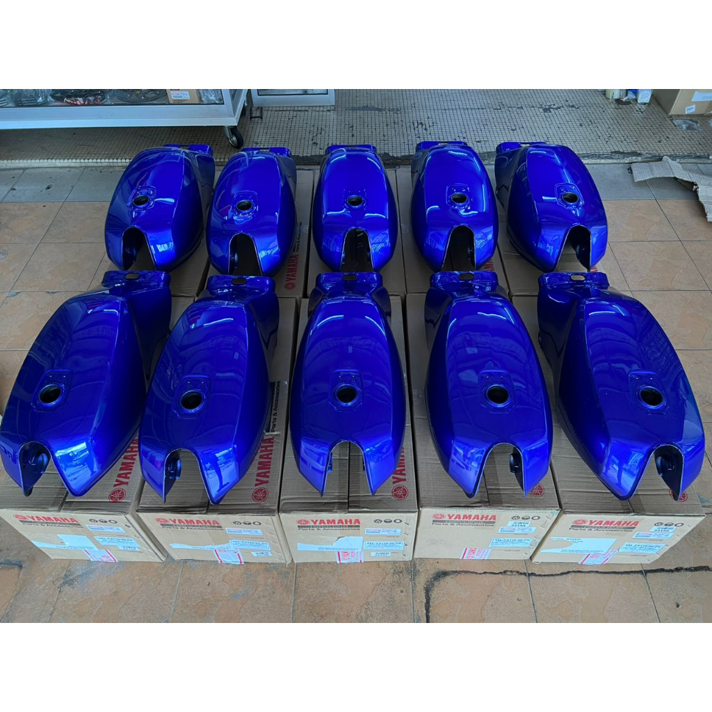 YAMAHA RXZ FUEL TANK BIRU (DPBMC) 100% ORI HLY | Shopee Malaysia