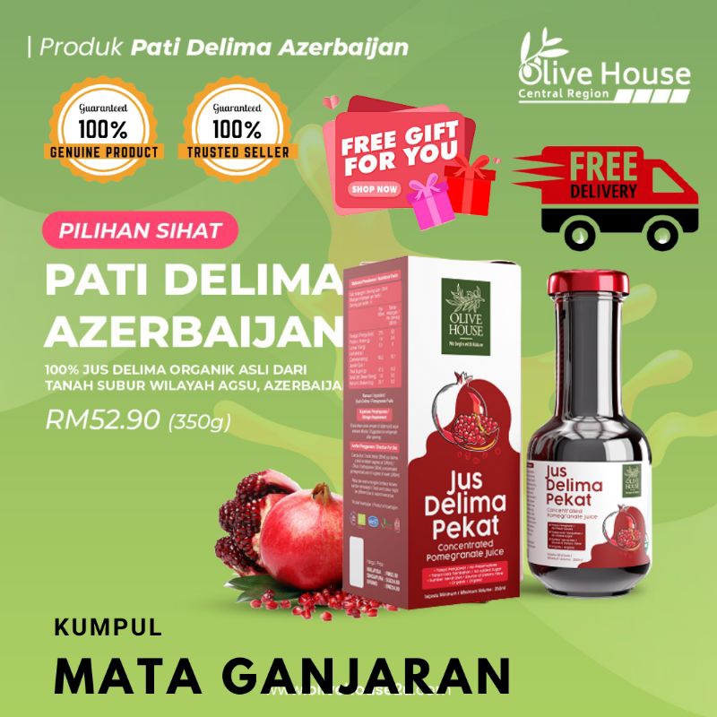 🔥 PREMIUM 🔥Olive House Pati Delima Azerbaijan 100% Asli dan Organik ...