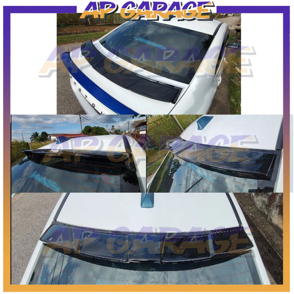 Proton Saga Latest New VVT 3G MC1 MC2 2019 Rear Wing Spoiler Visor ...