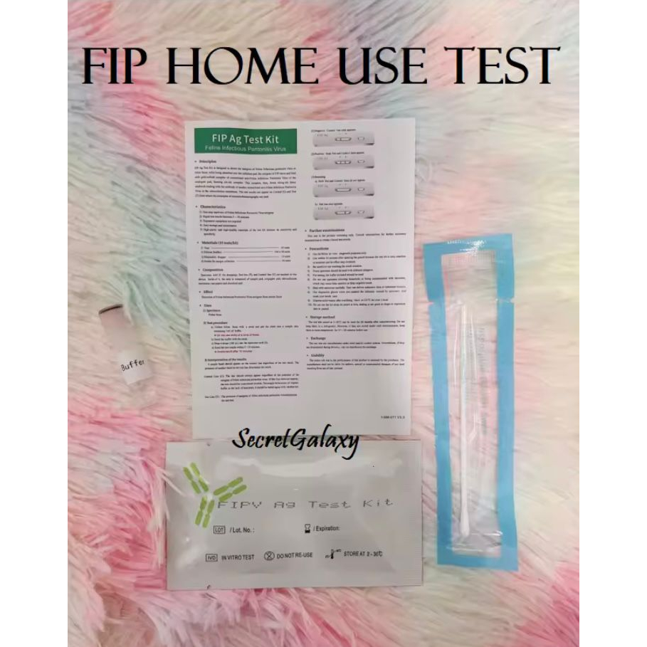 Home use FIP test for Cat 猫传染性腹膜炎测试 （1pcs) Feline infection perionitis ...