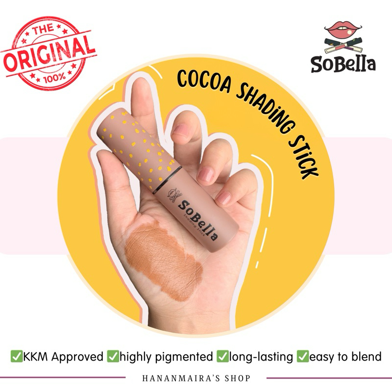 SOBELLA COCOA SHADER - SHADING STICK - CONTOUR - 100% ORIGINAL FROM HQ ...