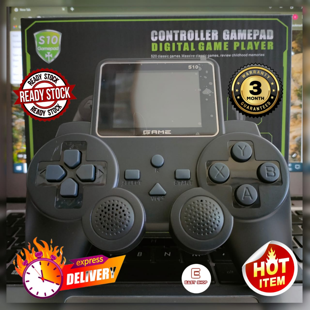 [EASY] S10 Retro Classic Game Console Mini Gamebox Gameboy Built-in 520 ...