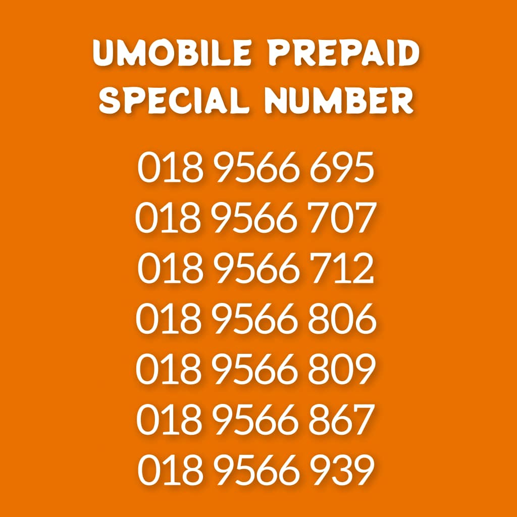 [EASY] UMOBILE VIP SPECIAL PREPAID NUMBER | Shopee Malaysia