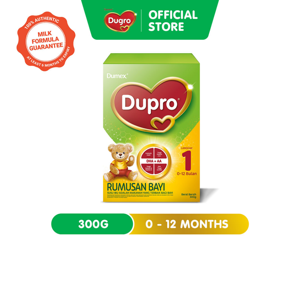 【奶粉】Dumex Dupro Langkah 1 0-12 bulan (300g/550g/850g) | Shopee Malaysia