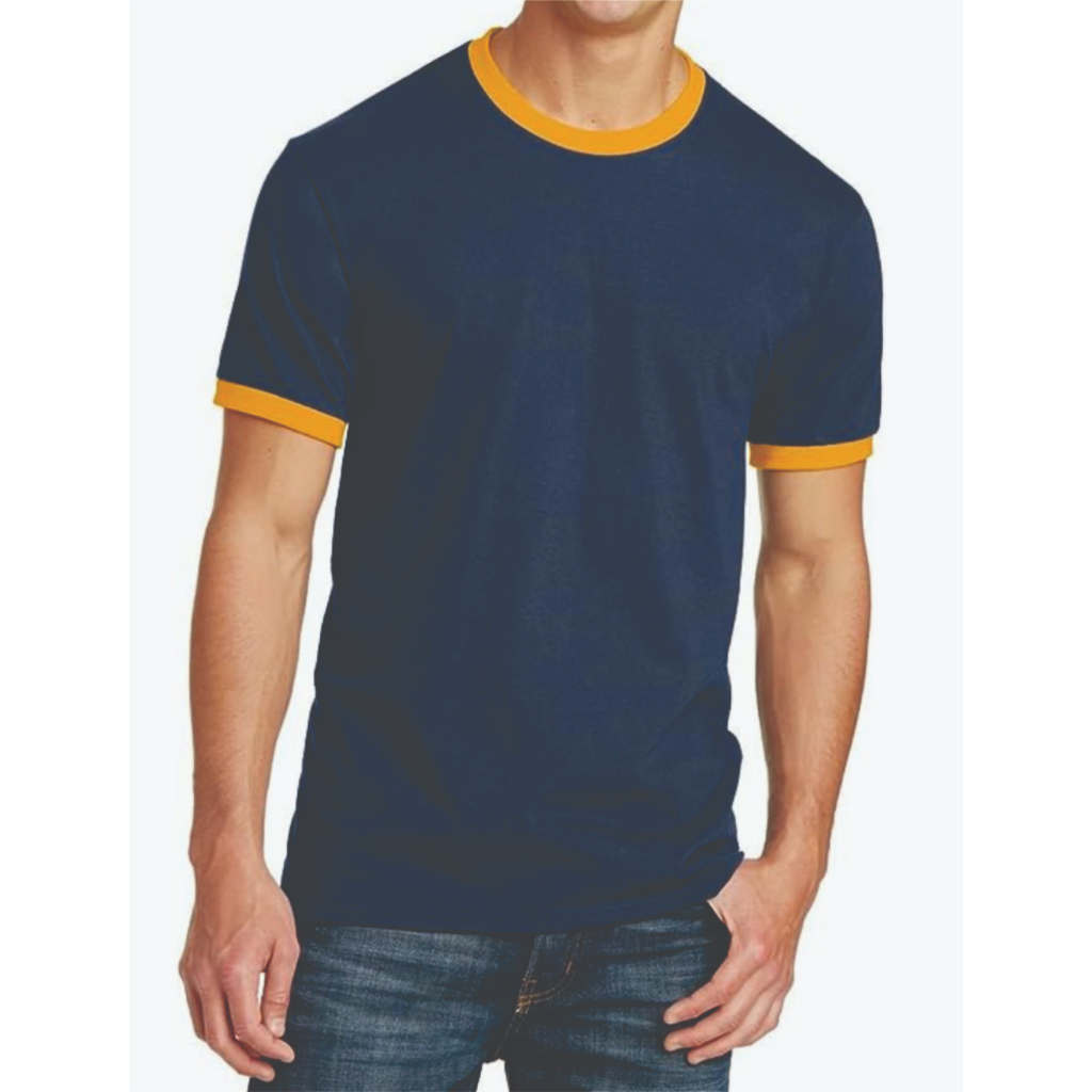 T Shirt Plain Unisex Premium Cotton Plain Men Women Adult Ringer T ...