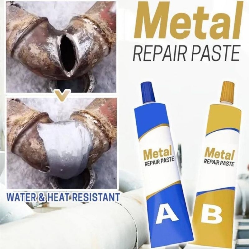 KAFUTER AB GLUE Gam Kuat Utk Besi Logam Tembaga Aluminium Tangki Air ...