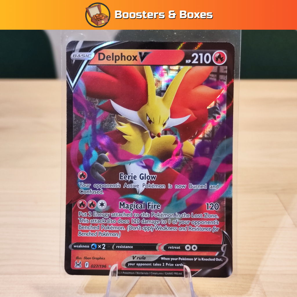 Delphox V (027/196) [Sword & Shield: Lost Origin] | Shopee Malaysia