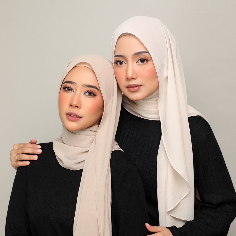 Rosevelt Naela Georgette Chiffon Shawl (2 Meter) | Shopee Malaysia