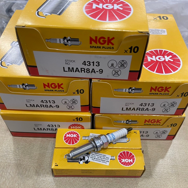 100% Original -NGK Spark Plug LMAR8A-9 / LMAR8A9 XMAX 250 MT07 MT03 R7 ...