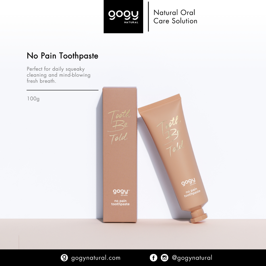 Gogy Natural Toothpaste for Cleaning and Moisturising - Strengthen ...