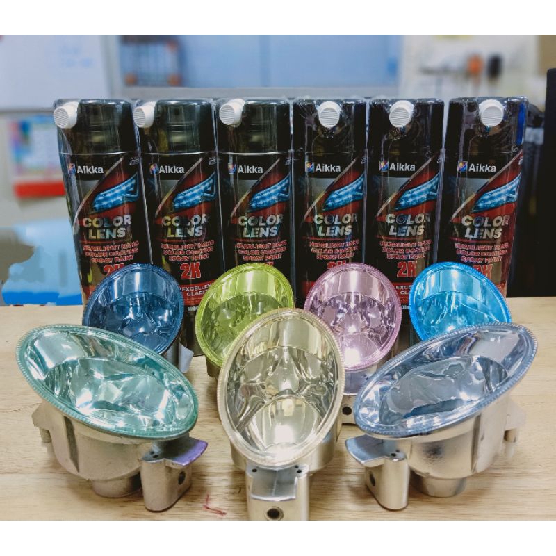 AIKKA AEROSOL COLOUR LENS COATING / HEADLIGHT COATING | Shopee Malaysia
