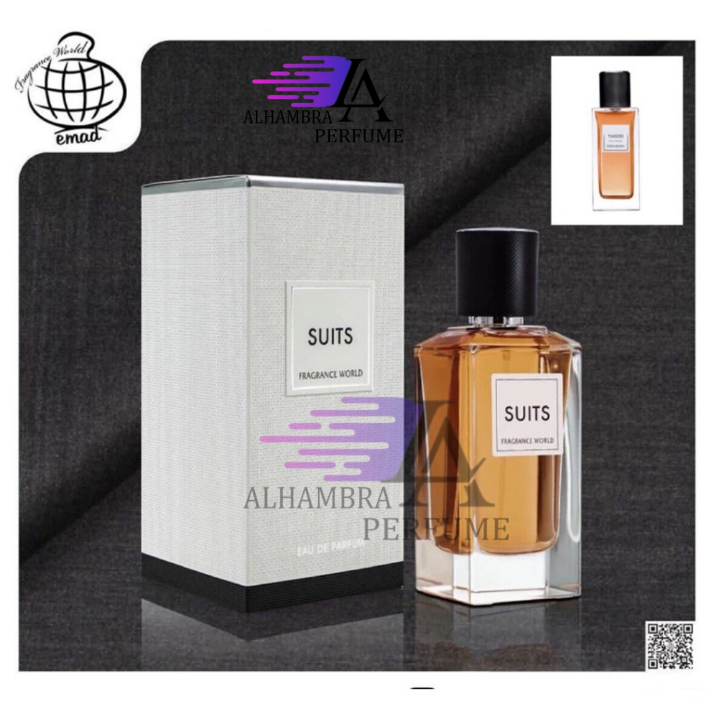Suits fragrance world EDP 100 ml original 100% ( DupeY$L Tuxedo ) Hot ...