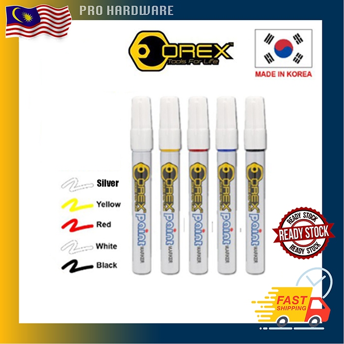 OREX/MUNGYO Paint Marker Whole Sale Quick Dry Abrasion Resistant Orex ...