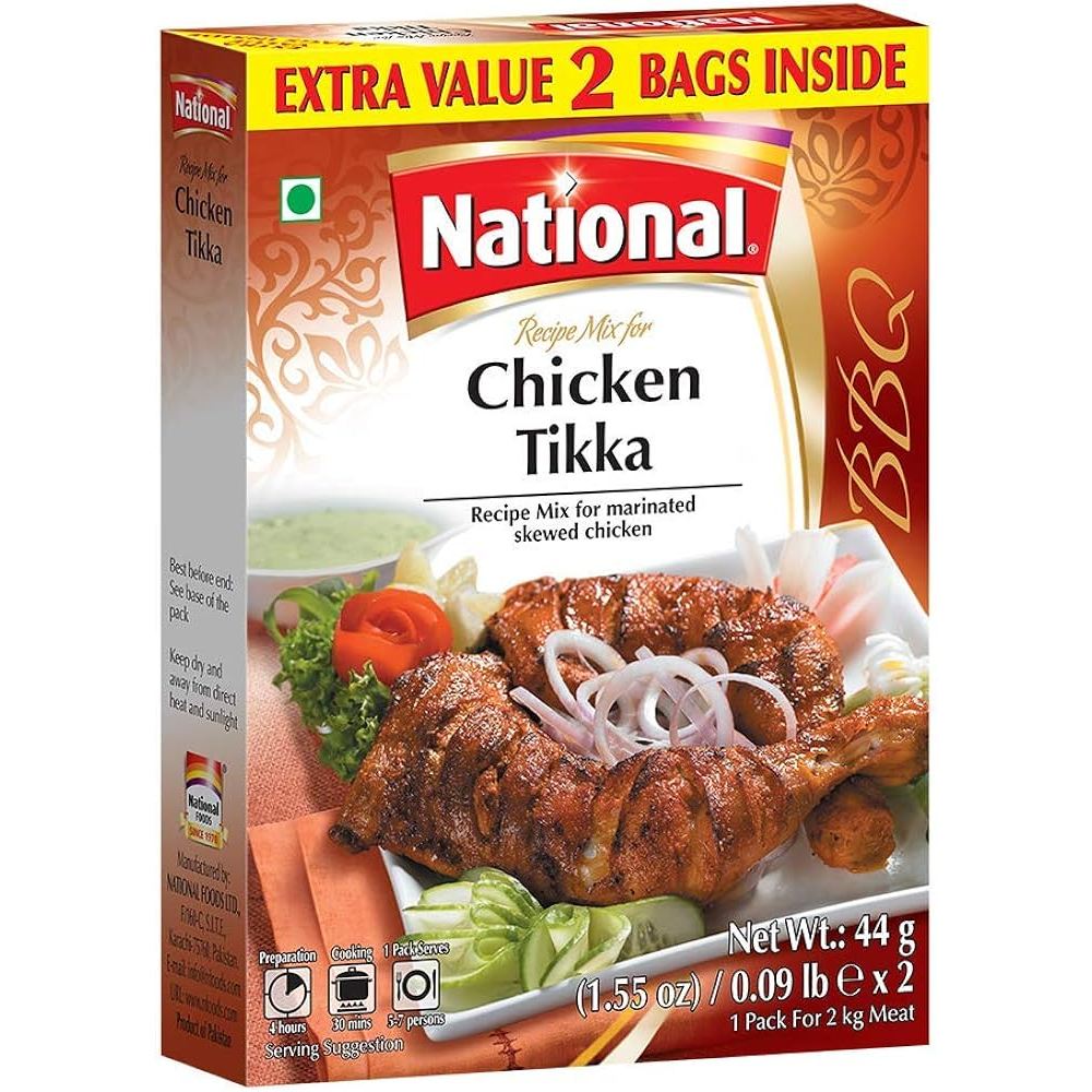 CHICKEN TIKKA MASALA DOUBLE PACK NATIONAL 100G | Shopee Malaysia