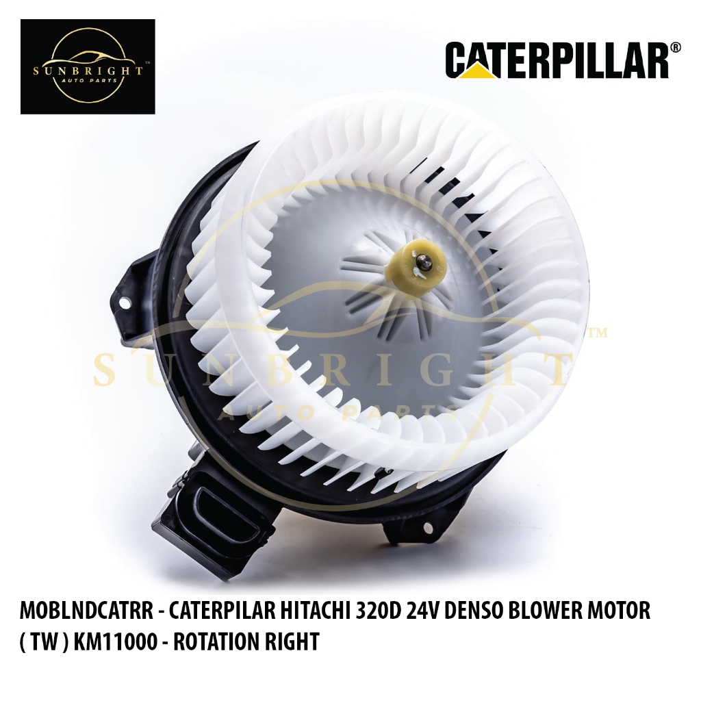 CATERPILAR HITACHI 320D 24V DENSO BLOWER MOTOR ( TW ) KM11000 / ACC ...