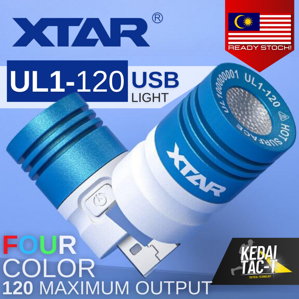 XTAR UL1-120 - White/Red/Green/Blue LED Multi-usage Mini USB Light ...