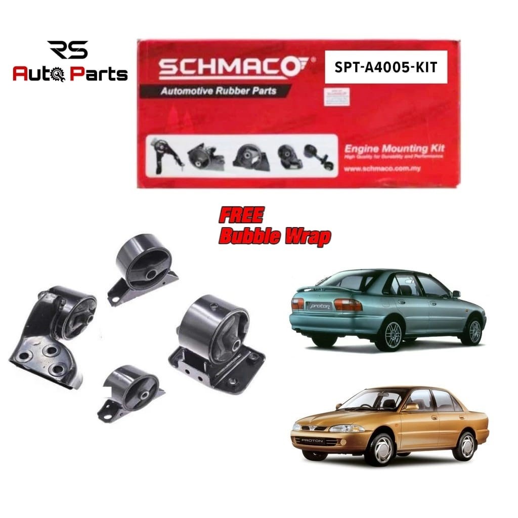 SCHMACO ENGINE MOUNTING SET PROTON WIRA 1.6 1.8 PUTRA (AT/MT) | Shopee ...