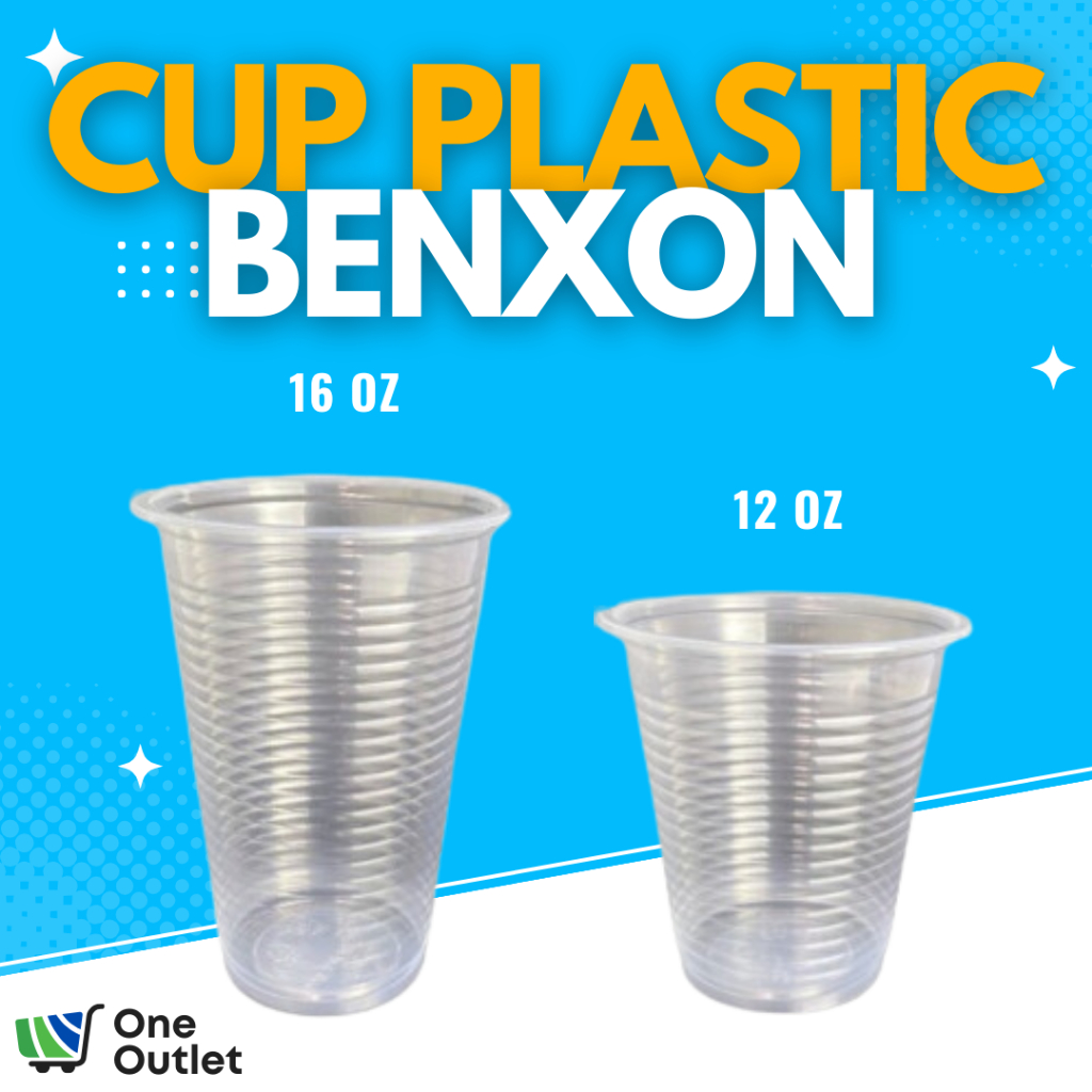 BENXON ECA 12oz 16oz PP Cup with Flat Lid 100sets PP360 / PP500 ...