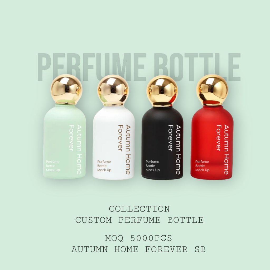 Custom Perfume Bottle Logo Printing, Perfume Packaging, Elegant Glass ...