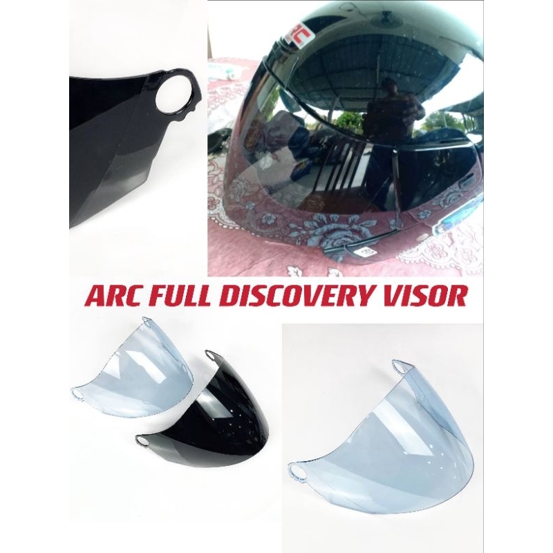 ARC FULL ASTRO DISCOVERY ARC HALF RITZ LTD SGV CRUISER KHI HELMET VISOR ...