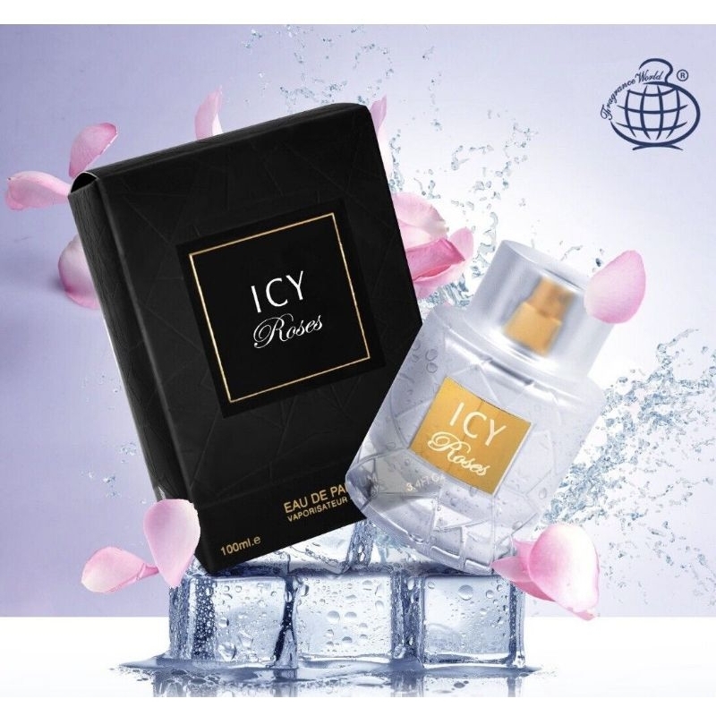 Icy Roses Fragrance World EDP 100ml (Dupe K1llian Roses on Ice) NIB ...
