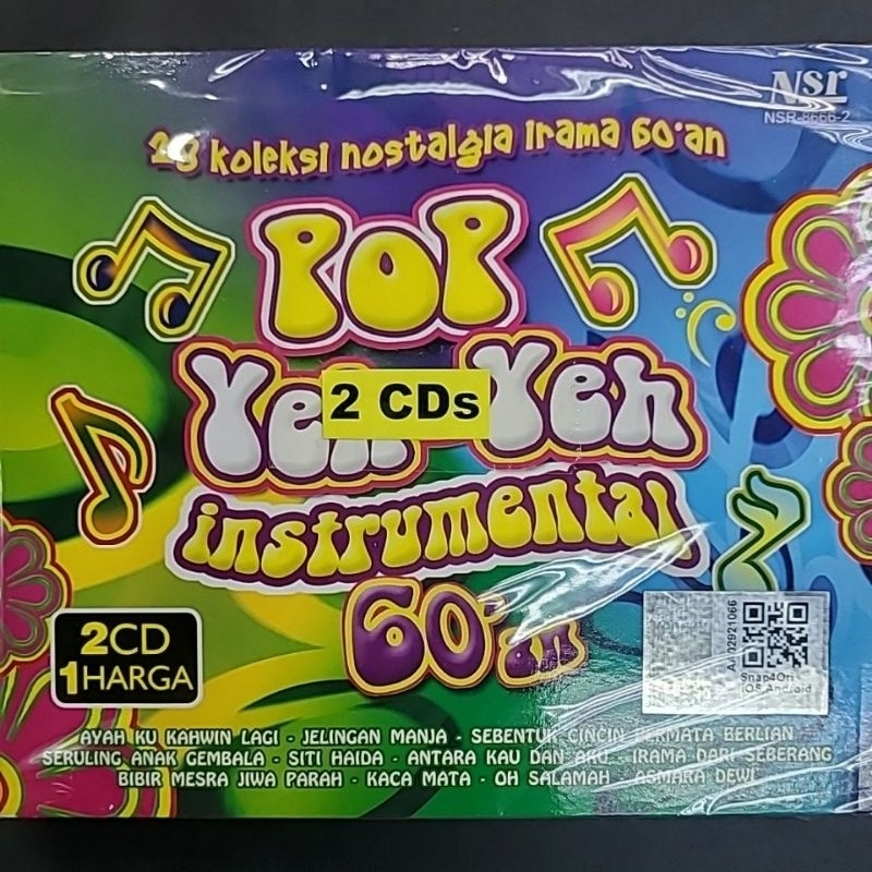 Pop Yeh Yeh Instrumental 60an - 28 Koleksi Nostalgia Irama 60an (2CDs ...