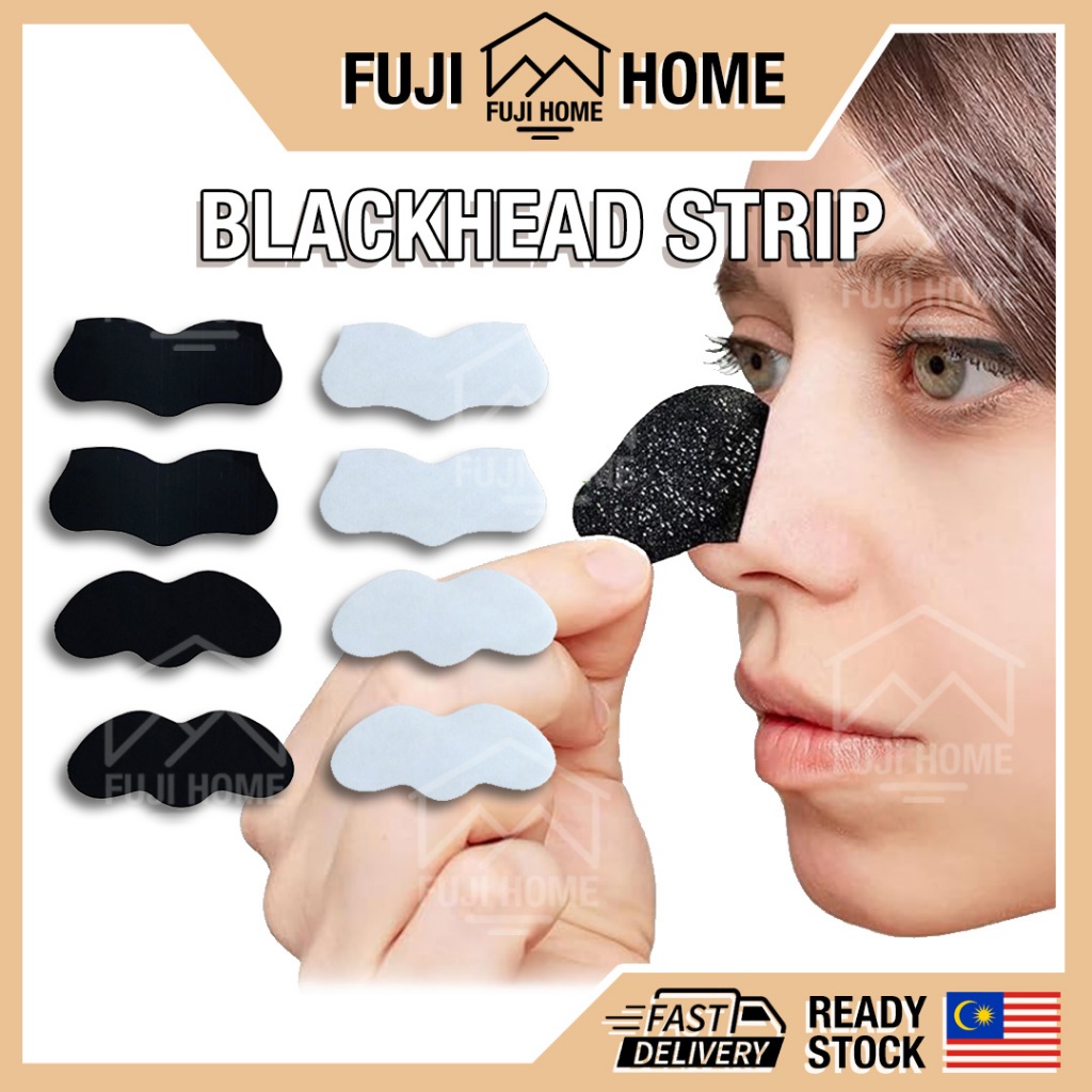 🏠ready Stock🏠10pcs Nose Blackhead Remover Nose Strip Pore Cleansing