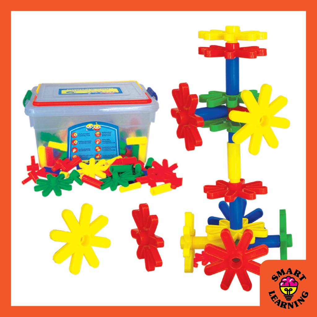 🔥READY STOCK🔥 KIDS FLOWERS BUILDER BLOCKS BUILDING BLOCK PLASTIC ...