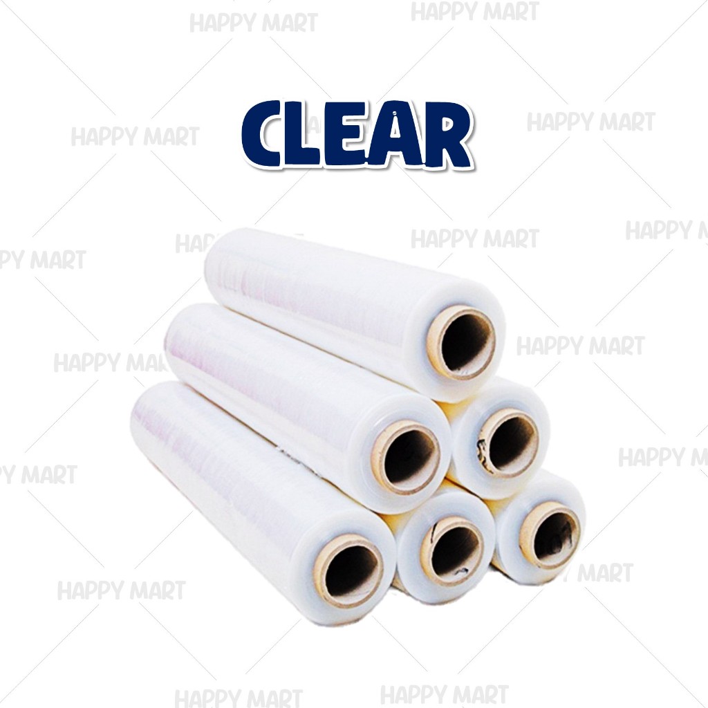 Stretch Film 500mm x 2.2kg x Core 0.2kg x 23micron Black Clear ...