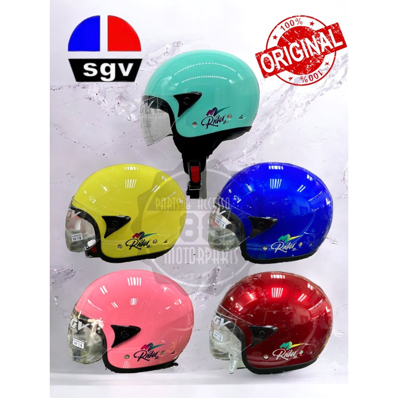 💯 ORIGINAL SGV RIDER 2 RAIDER 2 HELMET VISOR BOGO BG20 CLEAR CRYSTAL ...