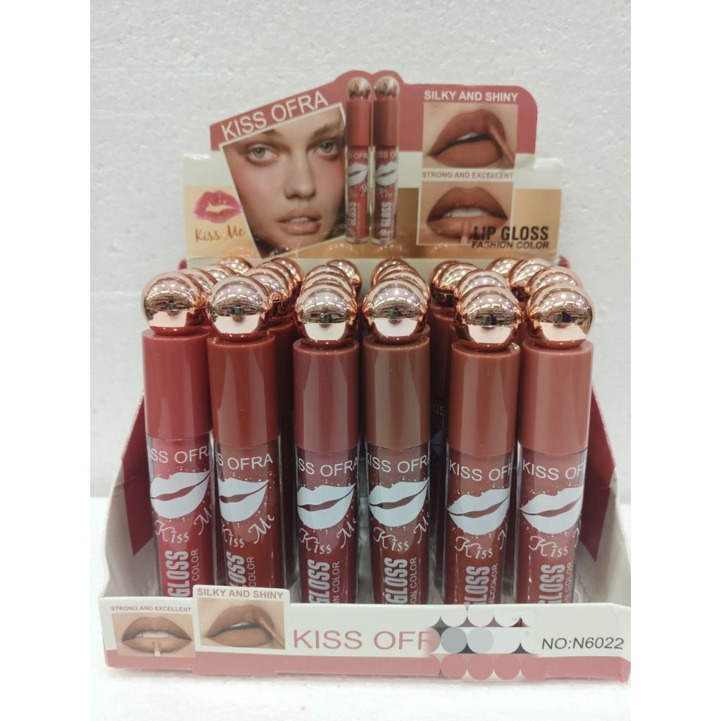 KISS OFRA LIP GLOSS FASHION COLOR 24PCS (NO.N6022) | Shopee Malaysia