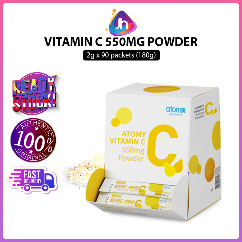 [Ready Stock] Atomy Vitamin C 550mg Powder 艾多美 维他命C粉 (2g*90sticks ...