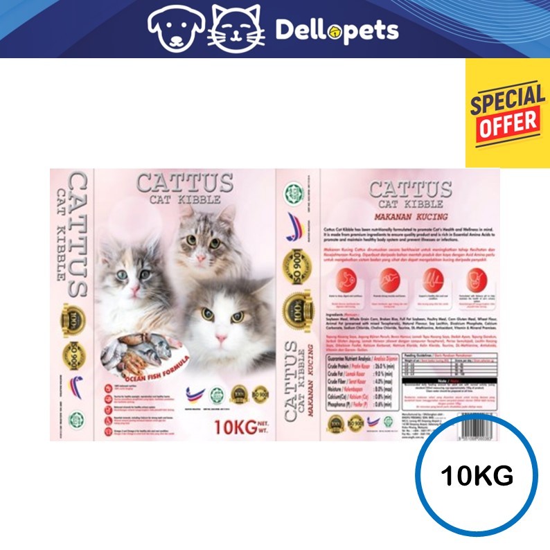Cattus Cat Food (10KG) - Original Packaging | Shopee Malaysia