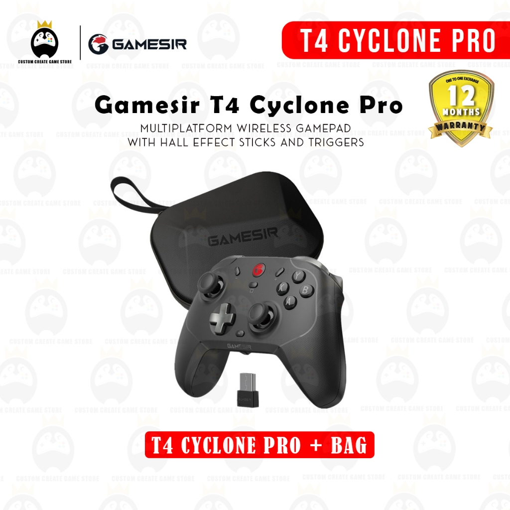 GameSir T4 Cyclone Pro Bluetooth Wireless Gamepad for PC Switch iOS ...