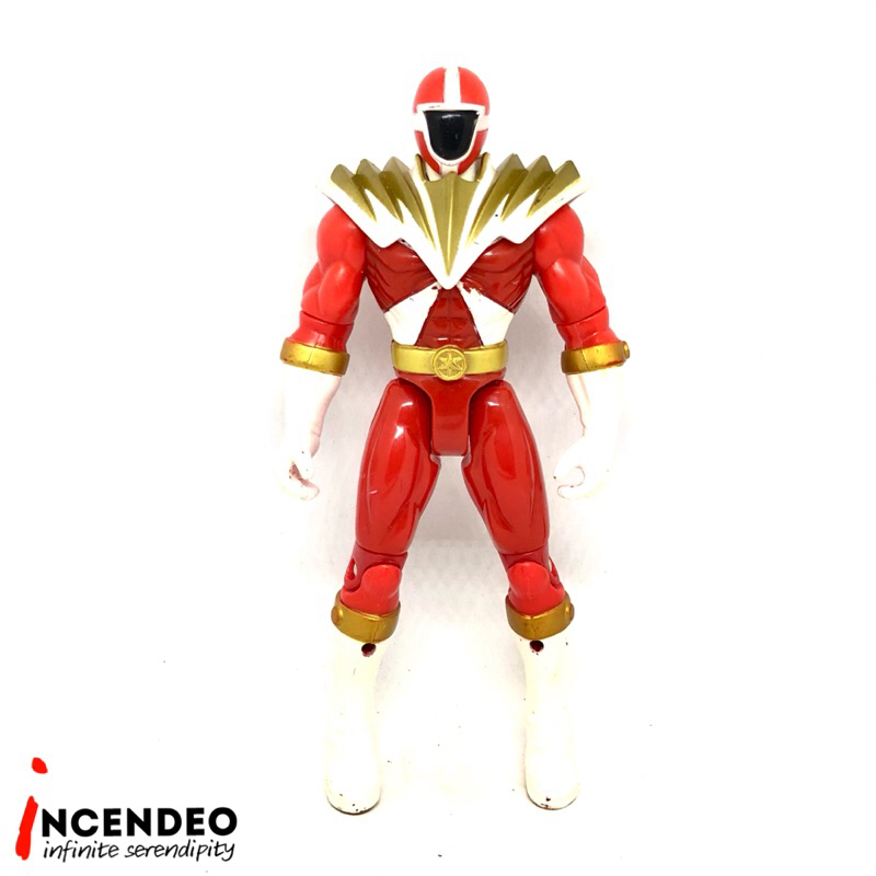 Bandai Mighty Morphin Power Rangers Lightspeed Red Ranger Action Figure ...