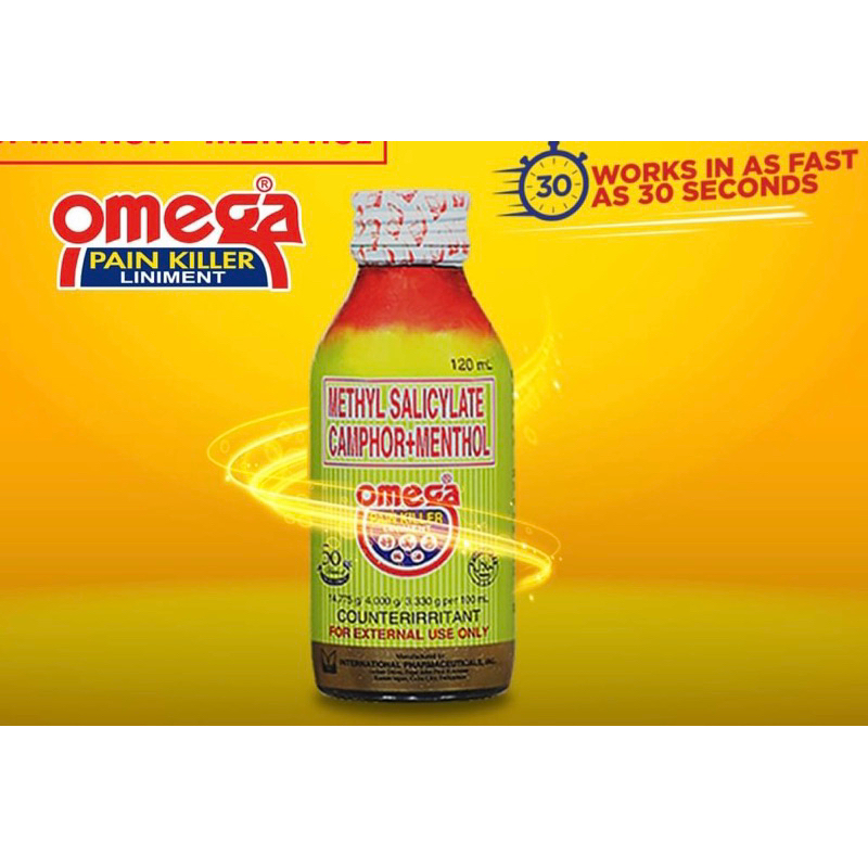 Omega Pain Kiler Liniment 120ml Original l | Shopee Malaysia