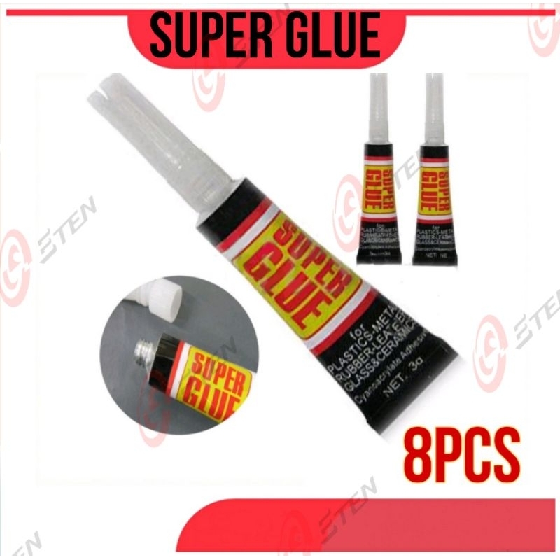 super glue 8pcs multipurpose | Shopee Malaysia