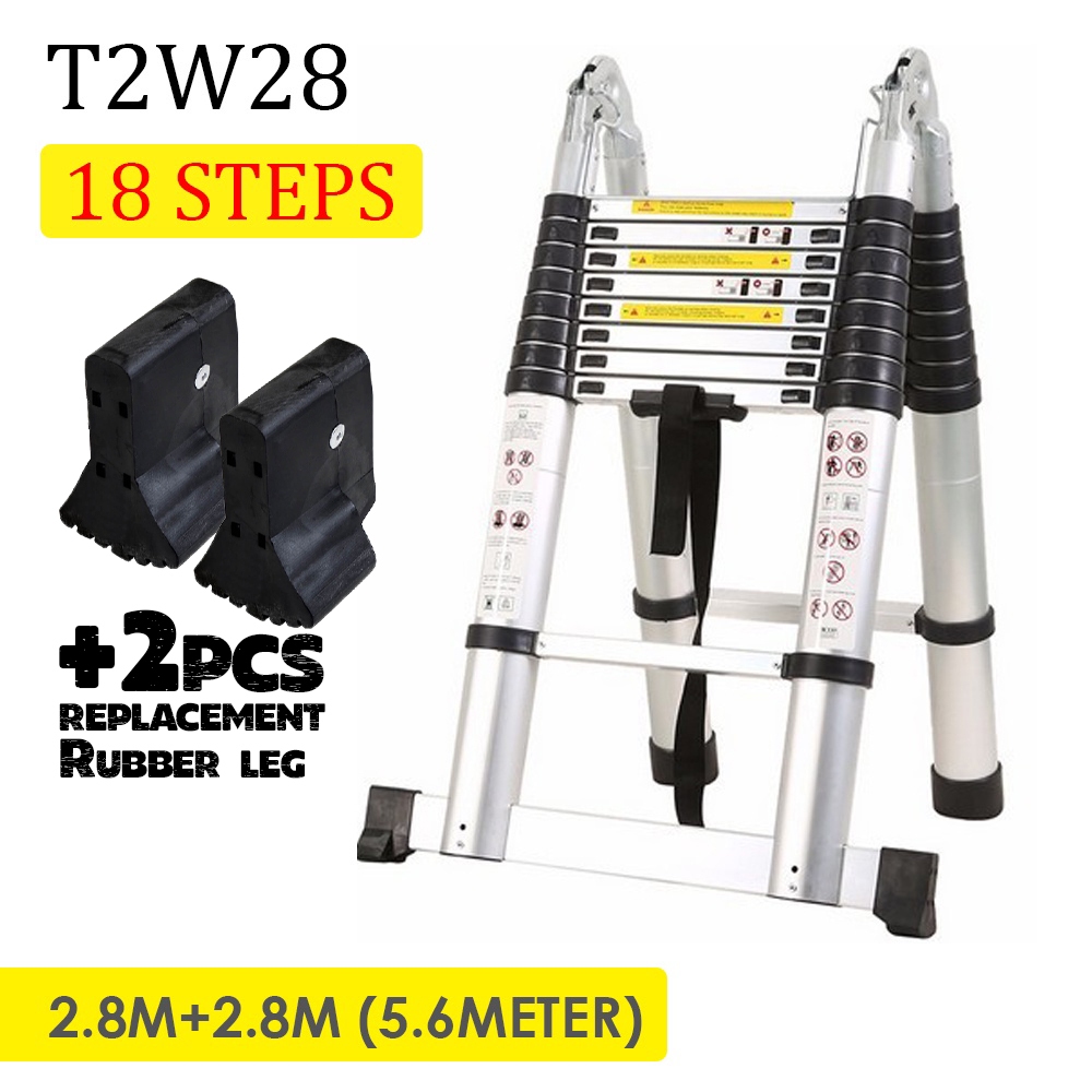Double Sided Two Way Multipurpose Telescopic Extendable Aluminium ...