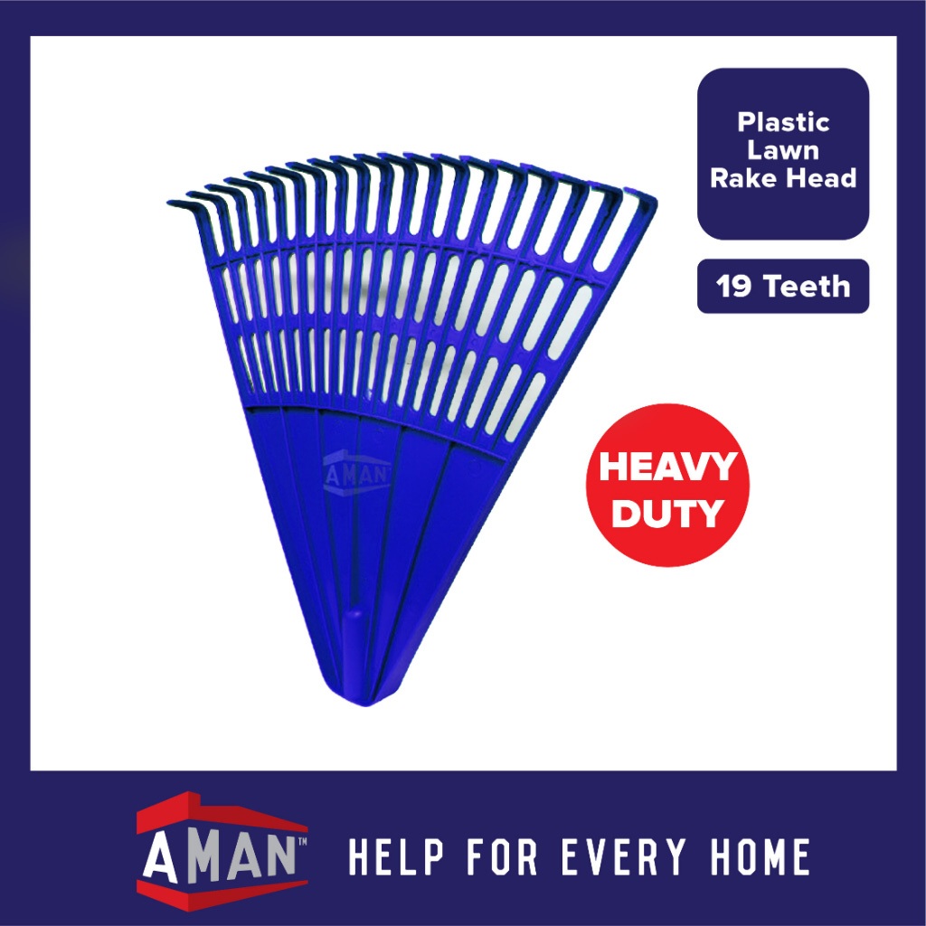 Heavy Duty Plastic Rake Head Plastic Crawler Oil Palm Garden Lawn Rake ...