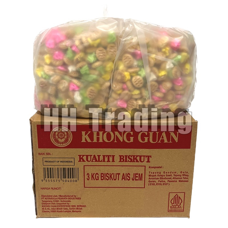 3kg KHONG GUAN ICED GEMS BISCUITS / BISKUT AIS JEM 康元小花饼 | Shopee Malaysia