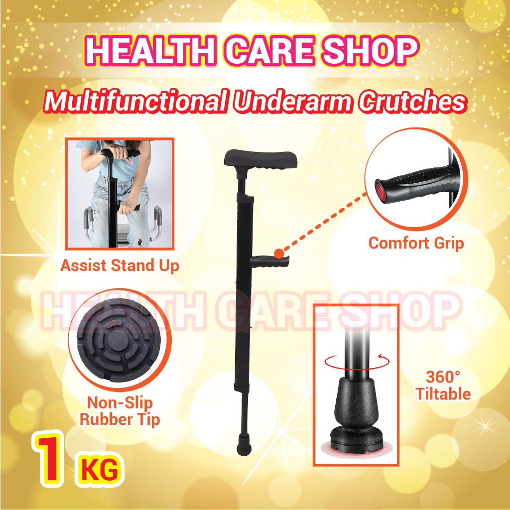 Multifunctional Underarm Crutches (FST4800) Dual Use : Crutches ...
