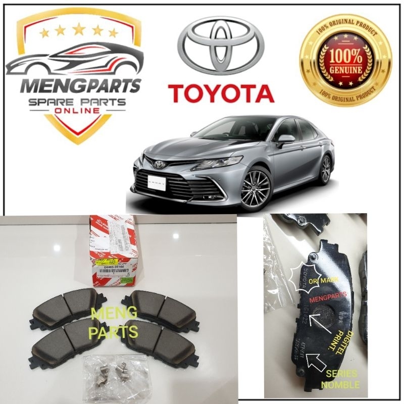 ORIGINAL TOYOTA CAMRY ACV70 ACV71 2.5 2018Y-2023Y FRONT DISC BRAKE PAD ...