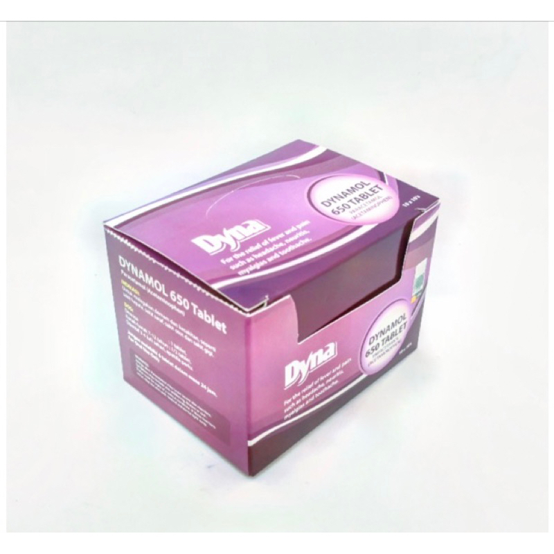 Dyna Dynamol 650mg Tablet 10’s x 10 strips / jalur | Shopee Malaysia