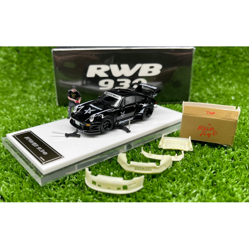 Star Model 1/64 Porsche RWB 930 - Baphomet Black W/ Figure | Shopee ...