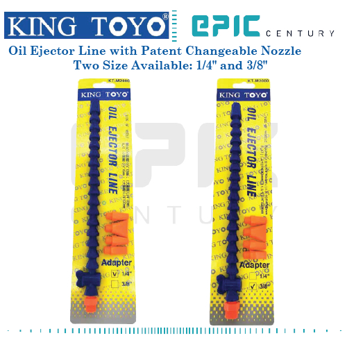 KINGTOYO OIL EJECTOR LINE WITH NOZZLE 1/4" AND 3/8" | Shopee Malaysia