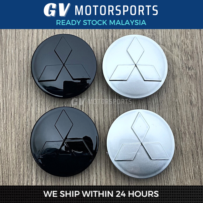 READY STOCK Mitsubishi 4 PCS 60MM Rim Cap Wheel Center Hub Caps Wheel ...