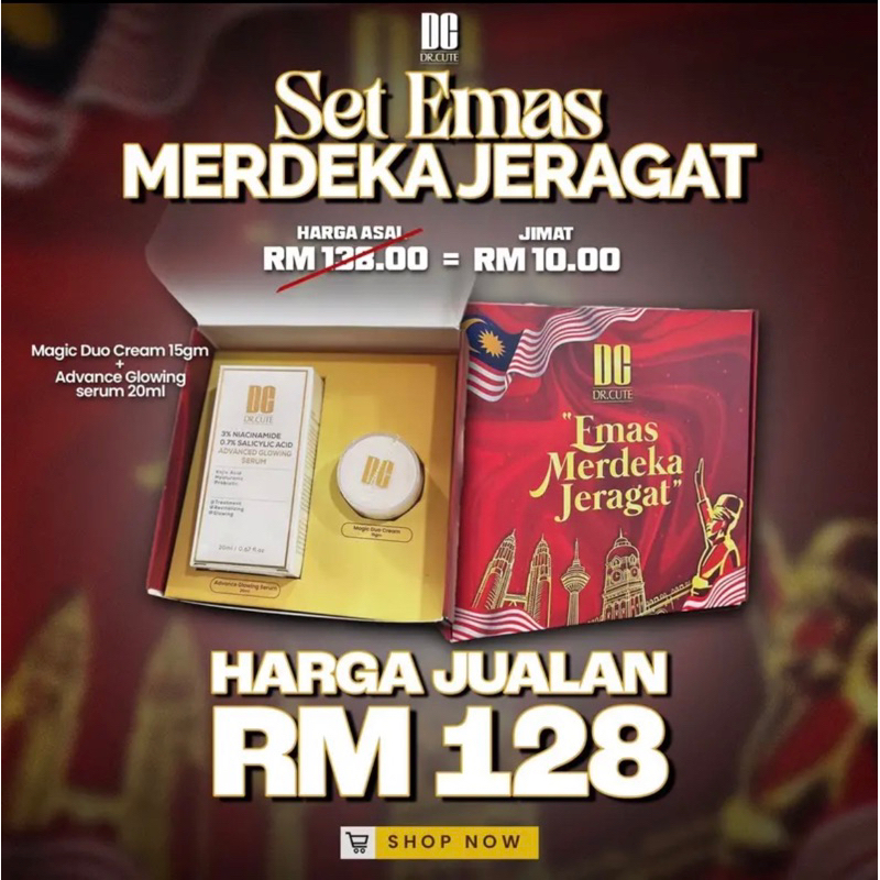 Set Merdeka Jeragat DRCUTE | Shopee Malaysia