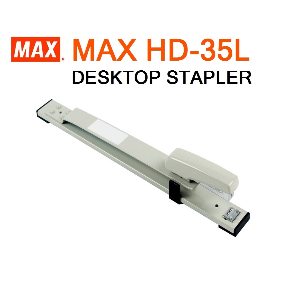 Long Reach Stapler MAX HD-35L Desktop Booklet Stapler, Staples up to 25 ...