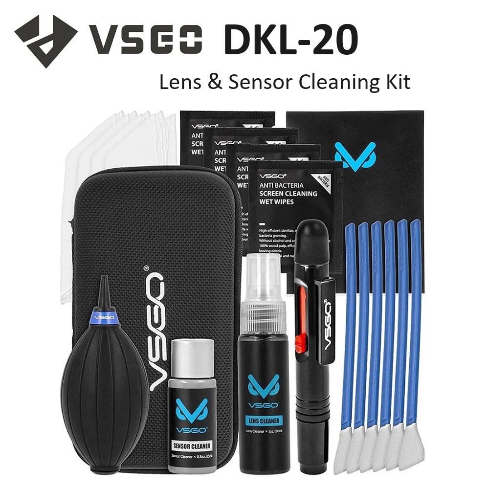 VSGO DKL-20 Professional Lens and Sensor Cleaning Kit for Photography ...